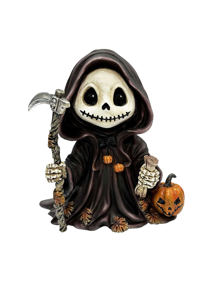 Autumn Grim Reaper with Pumpkin – Glamore