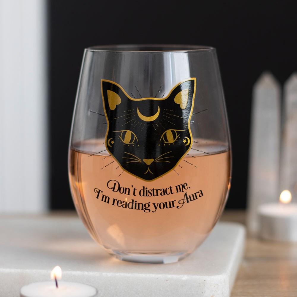 Mystic Mog | Stemless Wine Glass – Glamore