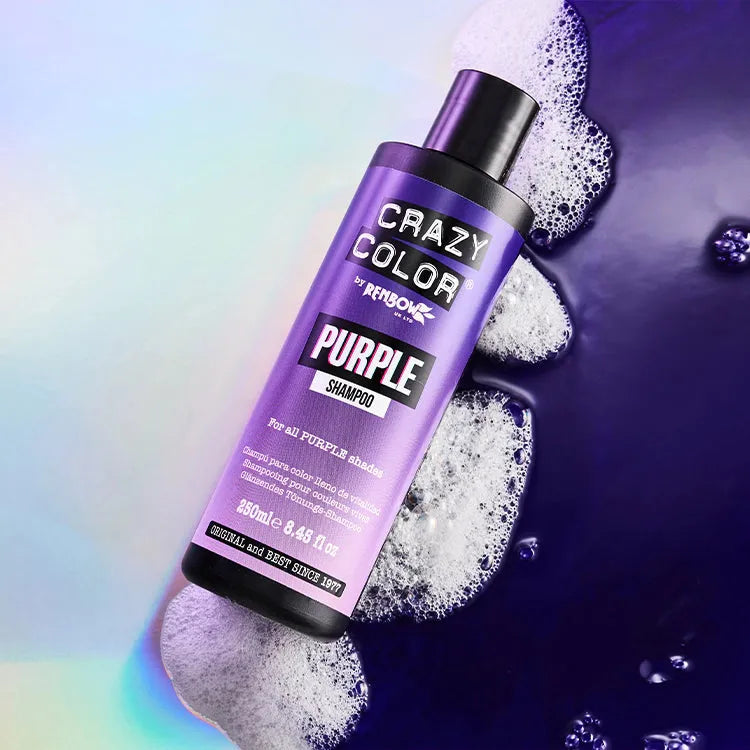 Crazy Color Coloured Shampoo | PURPLE – Glamore